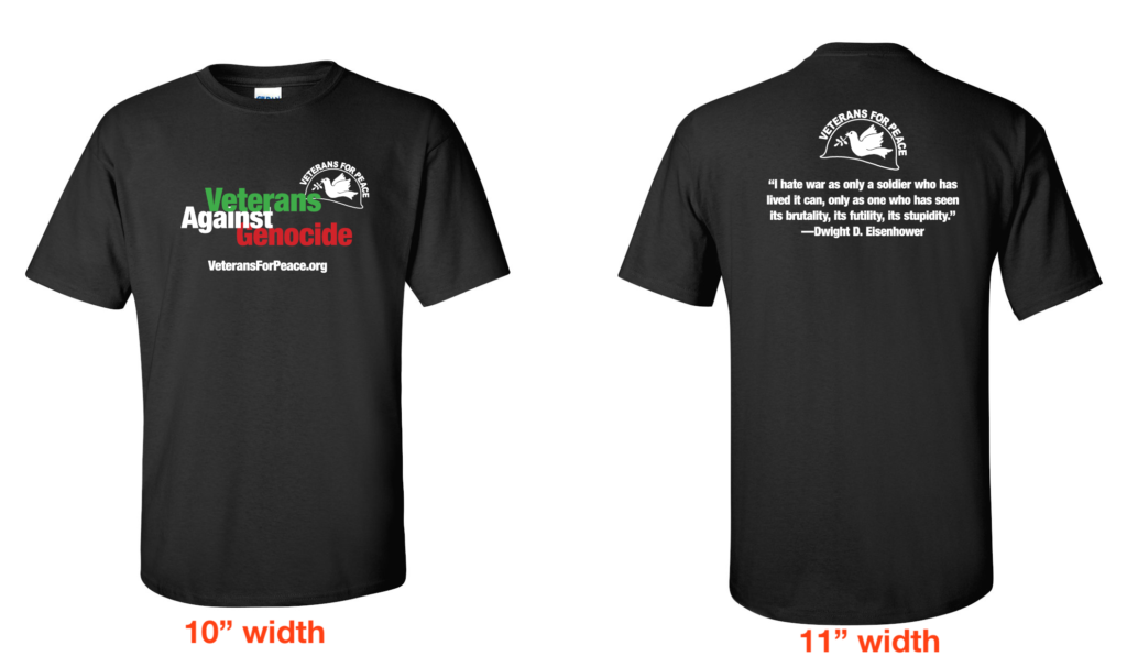 Veterans Against Genocide T-Shirts - Veterans For Peace Store
